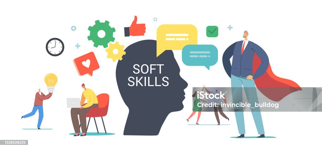 Soft Skill Dalam Konsep Bisnis Karakter Wanita Pria Kecil Di Kepala ... Soft Skill Dalam Konsep Bisnis Karakter Wanita Pria Kecil Di Kepala ...