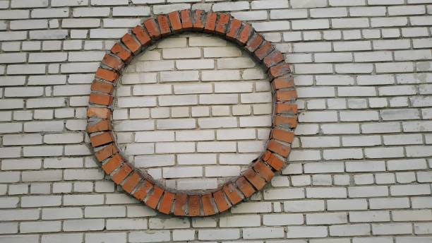 Free Stock Photo of Brick Wall With Painted Circle | Download Free ...