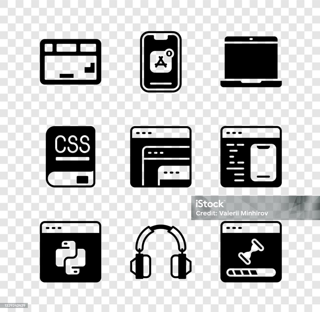 Set Keyboard Mobile Apps Laptop Python Programming Language Headphones Loading Data Window Books