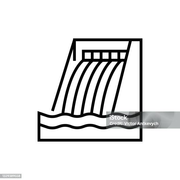 Hydroelectricity Icon Water Resources Vector Illustration Stock ... Hydroelectricity Icon Water Resources Vector Illustration Stock ...