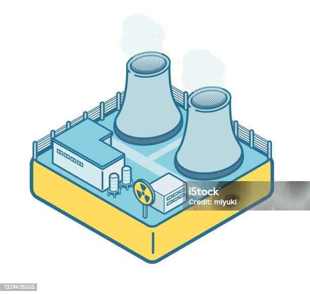 Pembangkit Listrik Tenaga Nuklir Ilustrasi Stok Unduh Gambar Sekarang