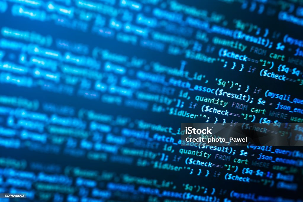 Php Web Programming Source Code Abstract Code Background Software