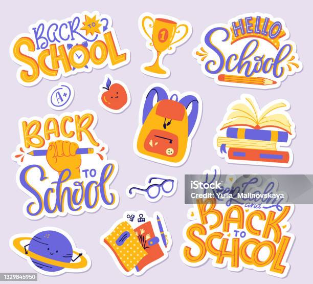 Paket Stiker Sekolah Set Vektor Ilustrasi Modern Ilustrasi Stok - Unduh ... Paket Stiker Sekolah Set Vektor Ilustrasi Modern Ilustrasi Stok - Unduh ...