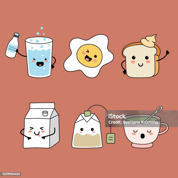 Ensemble Dillustrations Vectorielles Mignonnes Dans Le Style De Dessin