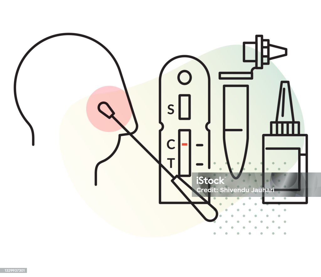 Covid19 Regular Rapid Lateral Flow Test Kits Illustration Stock ... Covid19 Regular Rapid Lateral Flow Test Kits Illustration Stock ...