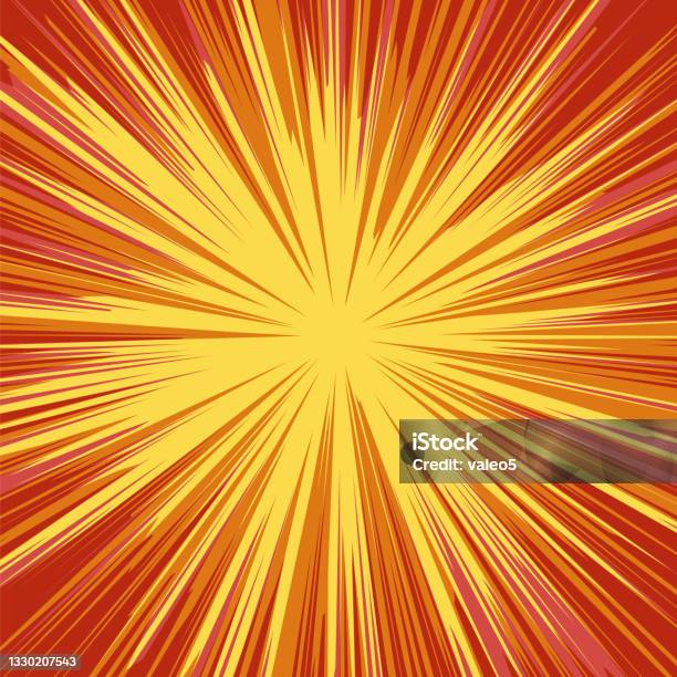 Flash Explode Jaune Explosion De Dessin Animé Explosion Détoile