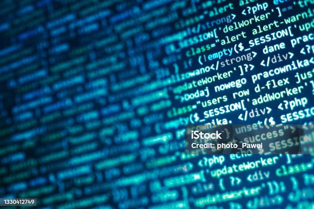 Php Web Programming Source Code Abstract Code Background Software