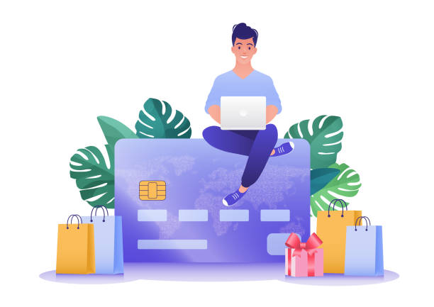 Download Online Shopping, Credit Card, Ecommerce. Royalty-Free Vector ...