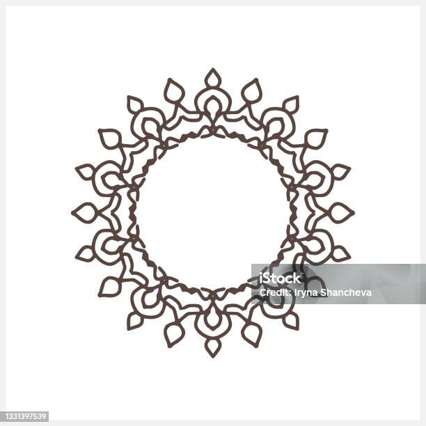 Outline Frame Isolated On White Sketch Vector Stock Illustration Eps 10