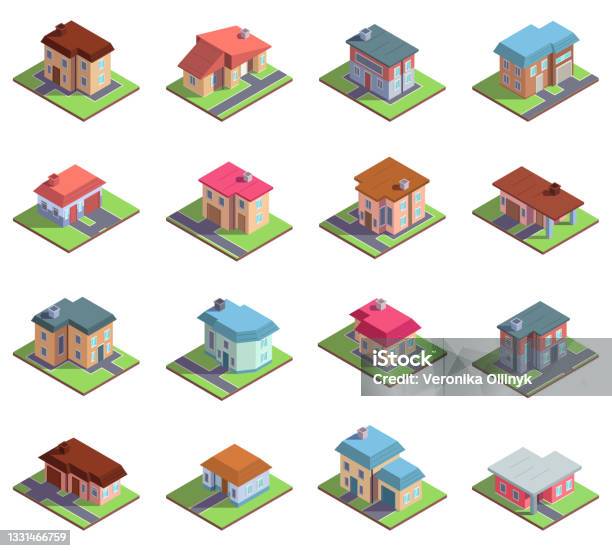 Isometrik 3d Modern Perumahan Pinggiran Kota Atau Rumah Kota Pondok ... Isometrik 3d Modern Perumahan Pinggiran Kota Atau Rumah Kota Pondok ...