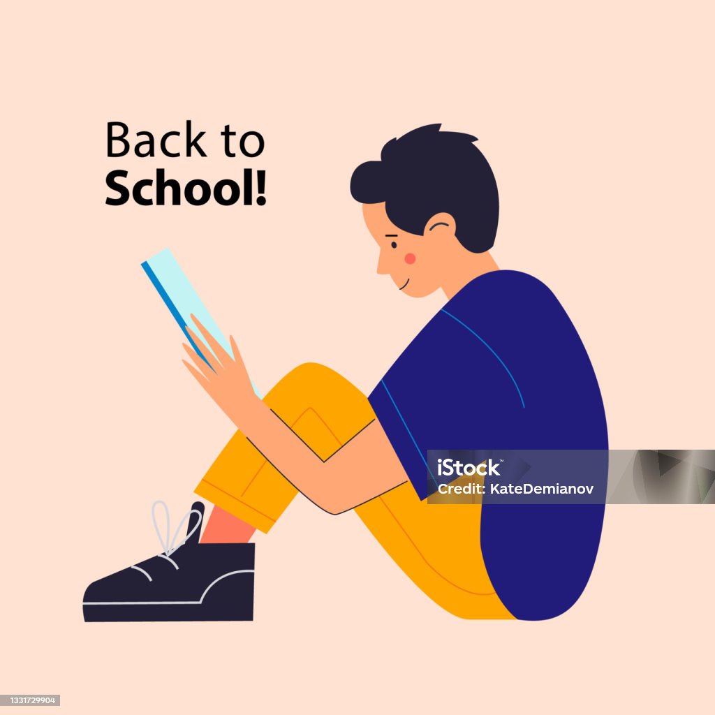 Retour À Lécole Illustration Vectorielle Colorée Bannière Clipart Sur