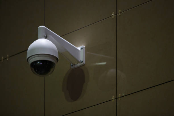Free Stock Photo of Modern wall with security camera attached ...