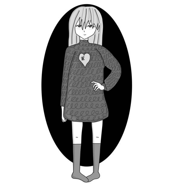 Evil Anime Girl Drawing
