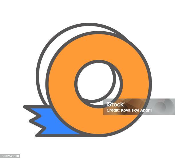 Concept Dillustration Vectorielle Dicône De Bande Isolante Vecteurs