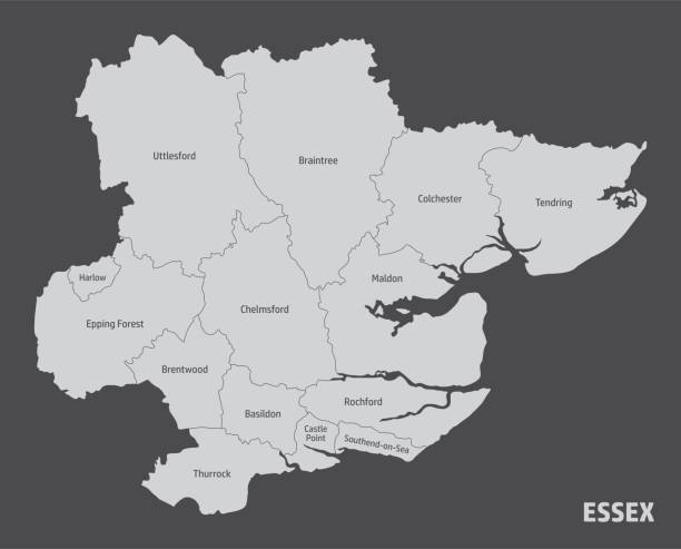 700 Essex Map Stock Illustrations Royalty Free Vector Graphics And Clip Art Istock