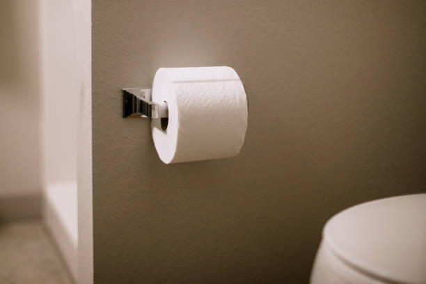 Free Stock Photo of Toilet Paper Roll Hanging on a Wall | Download Free ...