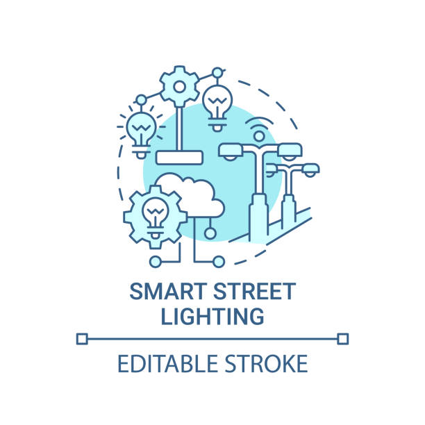 8 500 Lampadaire Picto Stock Illustrations Graphiques Vectoriels