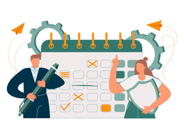 140 Tasks Assign Stock Illustrations Royalty Free Vector Graphics