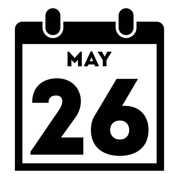 May 25 Calendar Clipart