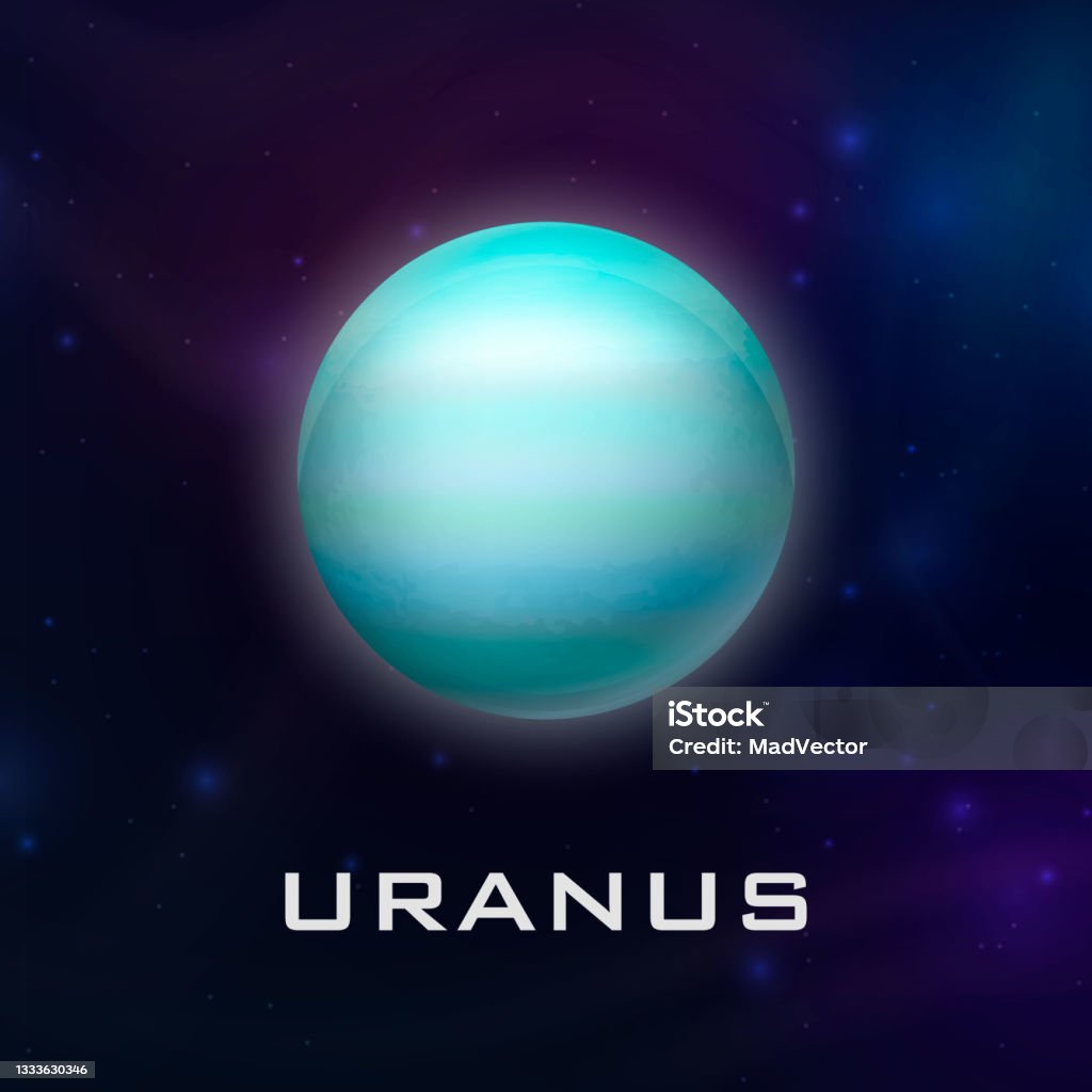 Stock ilustrace Planeta Uran Vektor 3d Realistická Vesmírná Planeta Ve ... Stock ilustrace Planeta Uran Vektor 3d Realistická Vesmírná Planeta Ve ...