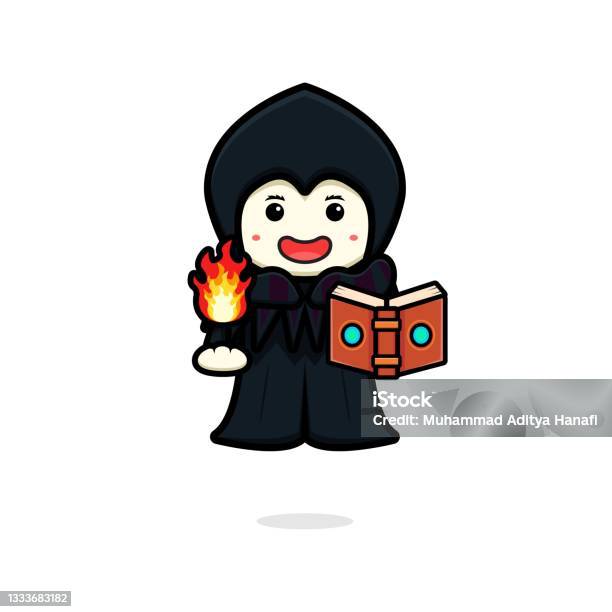 Penyihir Lucu Melemparkan Api Mantra Ilustrasi Ikon Kartun Ilustrasi ... Penyihir Lucu Melemparkan Api Mantra Ilustrasi Ikon Kartun Ilustrasi ...