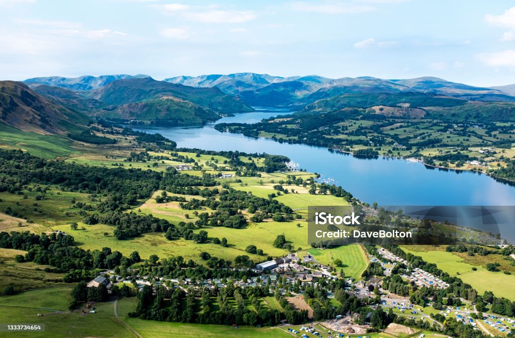 Ullswater In English Lake District Looking To Helvellyn As Seen From ... Ullswater In English Lake District Looking To Helvellyn As Seen From ...