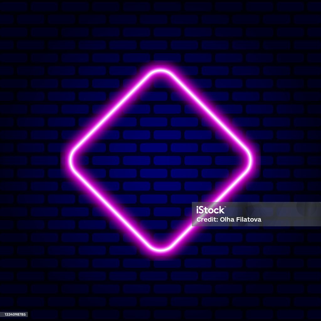 Bingkai Rhombus Persegi Panjang Neon Lilac Merah Muda Di Latar Belakang ... Bingkai Rhombus Persegi Panjang Neon Lilac Merah Muda Di Latar Belakang ...