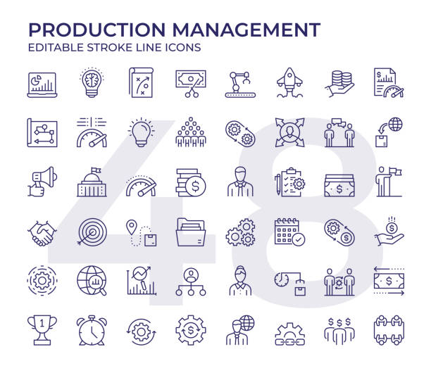 Production Line Icons