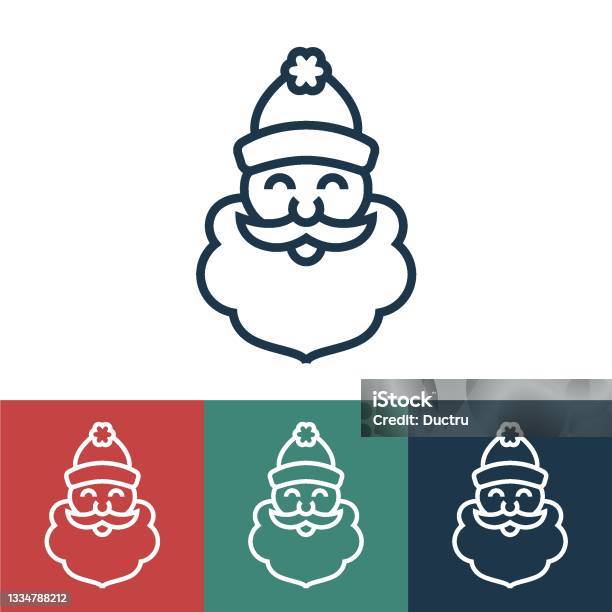 Ikon Vektor Linear Dengan Santa Claus Ilustrasi Stok - Unduh Gambar ... Ikon Vektor Linear Dengan Santa Claus Ilustrasi Stok - Unduh Gambar ...