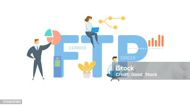 Ftp Protokol Transfer File Konsep Dengan Kata Kunci Orang Dan Ikon