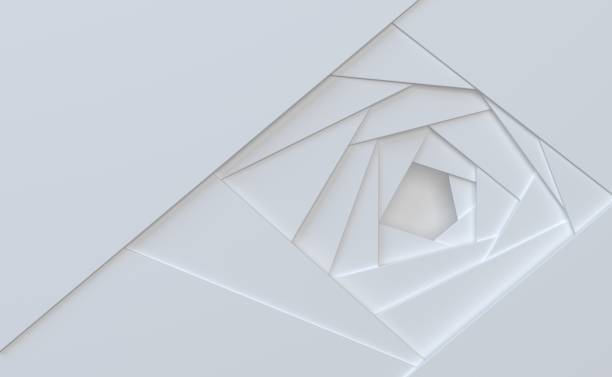 Free Stock Photo of Folded white papers creating geometric abstract ...