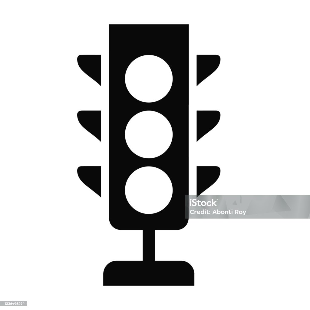 Sémaphore Contrôle De La Circulation Feux De Circulation Icône Des Feux