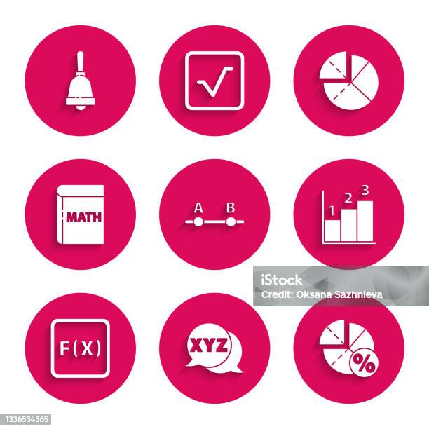 Set Graph Schedule Chart Diagram Xyz Coordinate System Function Mathematical Symbol Book With
