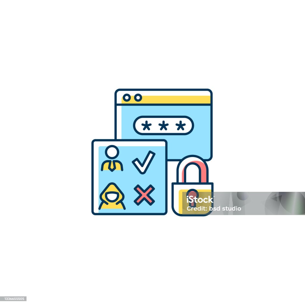 Access Control Rgb Color Icon Stock Illustration Download Image Now