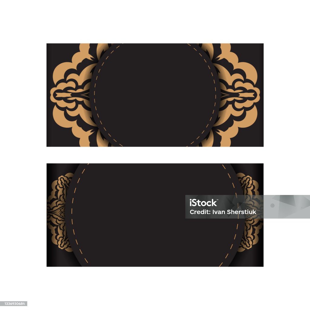 Vector Siap Mencetak Desain Kartu Pos Dengan Warna Hitam Dengan Pola ... Vector Siap Mencetak Desain Kartu Pos Dengan Warna Hitam Dengan Pola ...
