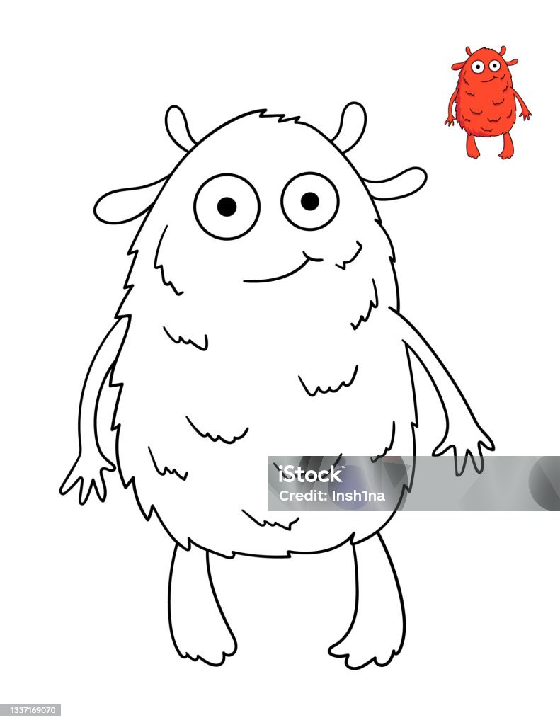 Halaman Mewarnai Halloween Dengan Monster Lucu Siap Untuk Mencetak ... Halaman Mewarnai Halloween Dengan Monster Lucu Siap Untuk Mencetak ...