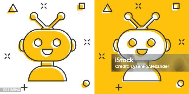Ikon Chatbot Robot Lucu Dalam Gaya Komik Operator Bot Vektor Ilustrasi ... Ikon Chatbot Robot Lucu Dalam Gaya Komik Operator Bot Vektor Ilustrasi ...