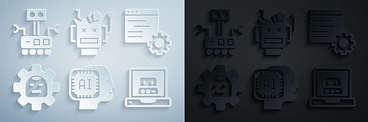 Définir Robot Humanoïde Interface Api De Lordinateur Robot Création