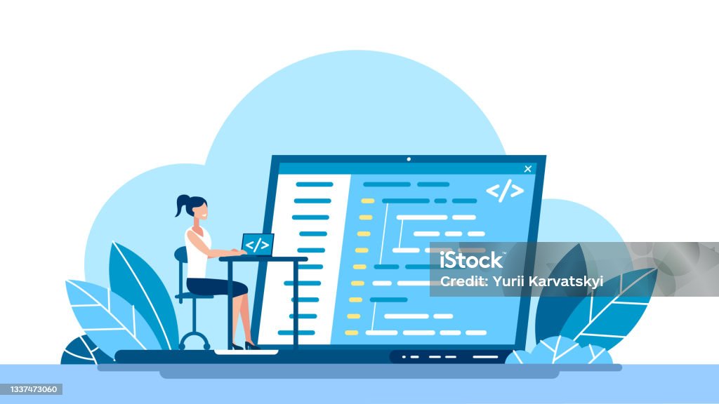 Concept De Codage Et De Programmation De Scripts Javascript Php Python Html Autres Langages