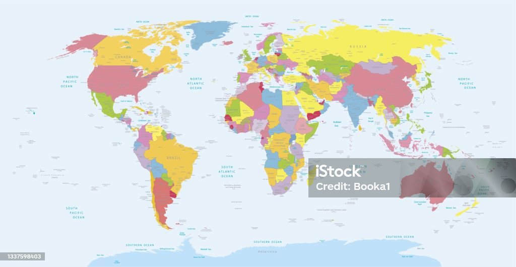 High Detailed World Map Stock Illustration - Download Image Now ... High Detailed World Map Stock Illustration - Download Image Now ...