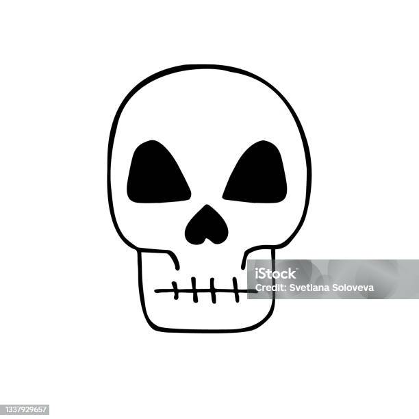 Tengkorak Sketsa Doodle Yang Digambar Tangan Vektor Ilustrasi Stok ... Tengkorak Sketsa Doodle Yang Digambar Tangan Vektor Ilustrasi Stok ...