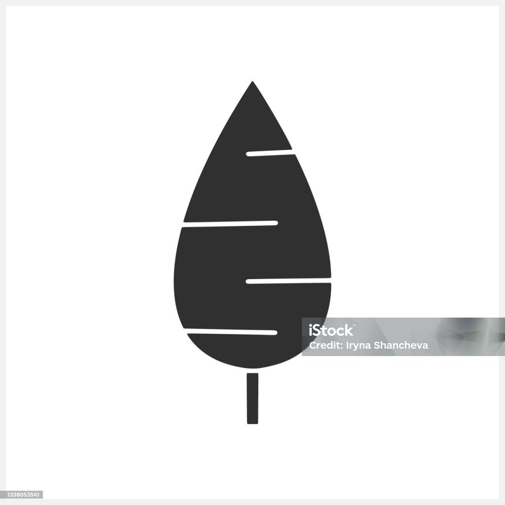 Clipart Darbre Isolé Icône De Gabarit Illustration Vectorielle Eps 10