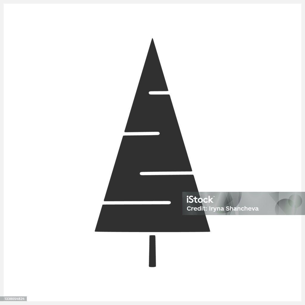 Clipart Darbre Isolé Icône De Gabarit Illustration Vectorielle Eps 10