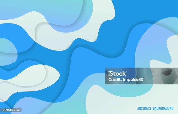 Abstrak Warna Laut Warna Air Doodle Template Desain Karya Seni Desain