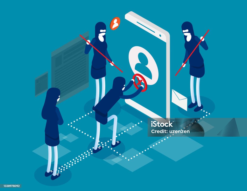 Internet Hacker Composition With Hacker Isometric Hacker Attack Concept ... Internet Hacker Composition With Hacker Isometric Hacker Attack Concept ...