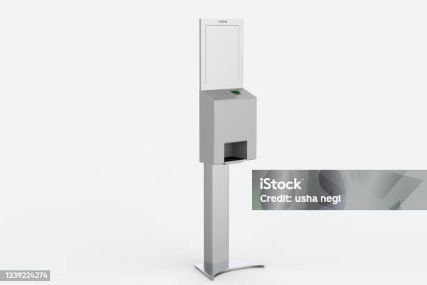 Electronic Sanitizer Dispenser Stand Stock Photo - Download Image Now ... Electronic Sanitizer Dispenser Stand Stock Photo - Download Image Now ...
