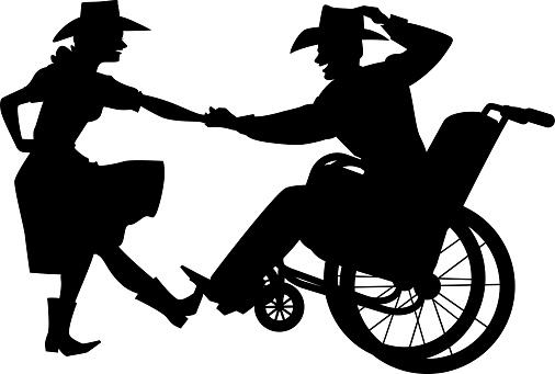 Ilustración de Veterano En Silla De Ruedas Bailando y más Vectores ... Ilustración de Veterano En Silla De Ruedas Bailando y más Vectores ...