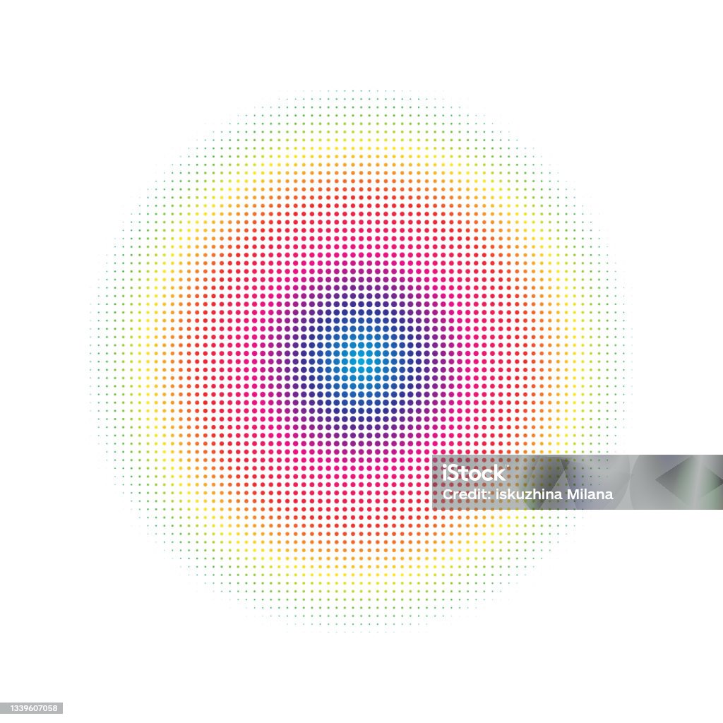 Rainbow Circle Consisting Stock Illustration Download Image Now Abstract Art Backgrounds