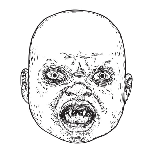 Scary Demon Face Drawings Scary Demon Face Drawings