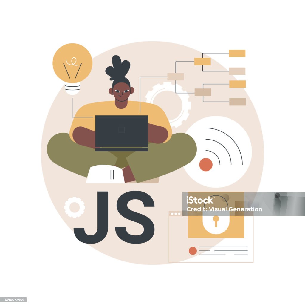 Javascript Abstract Concept Vector Illustration Stock Illustration Download Image Now